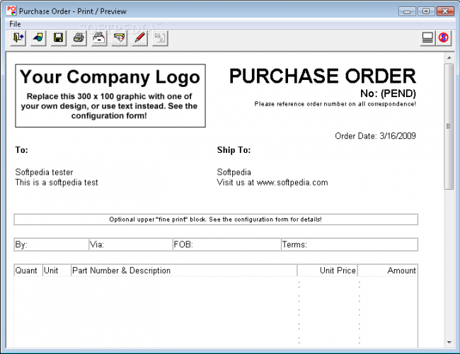 How to Issue Purchase Order