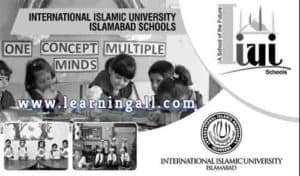 IIUI schools Admissions 2024 Playgroup to Matric, Inter A Levels