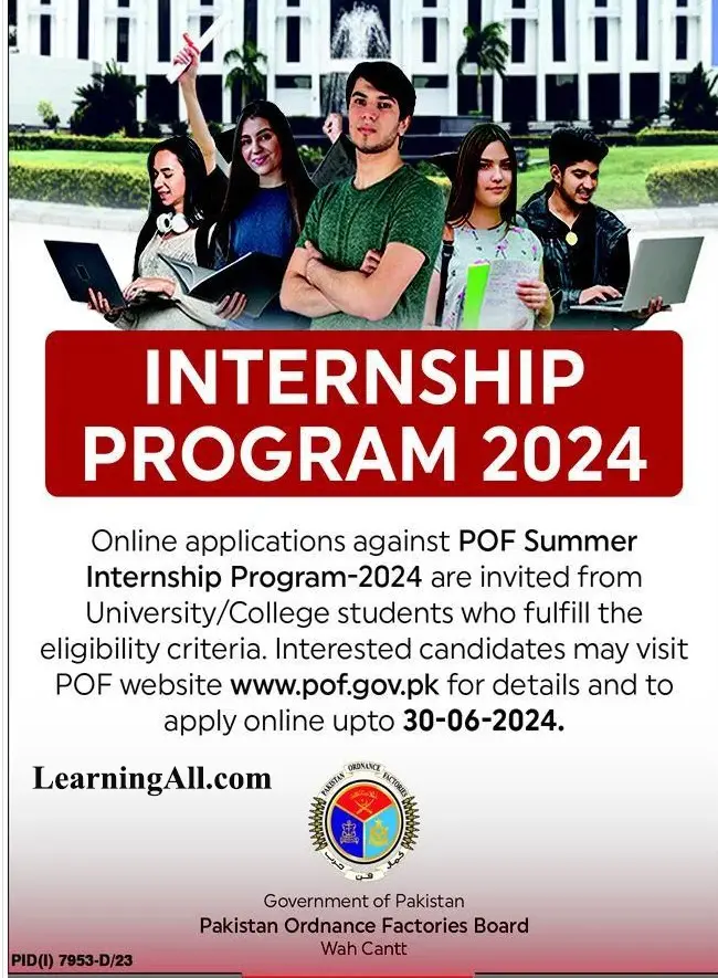 POF Internship Program 2024 Online Application Form